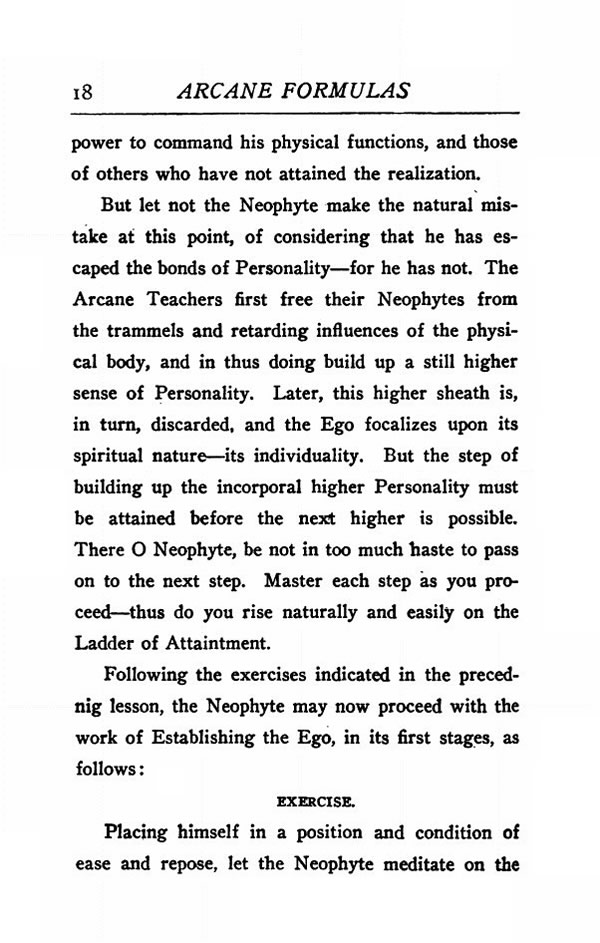 Arcane Formulas or Mental Alchemy by William Walker Atkinson - Read the ...